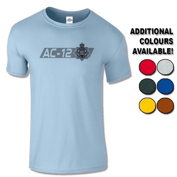 Mens AC-12 T-Shirt | UK Cop Humour