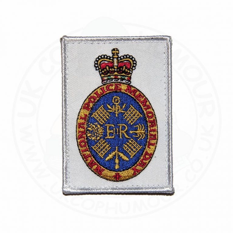 Police Memorial Embroidered Patch | UK Cop Humour